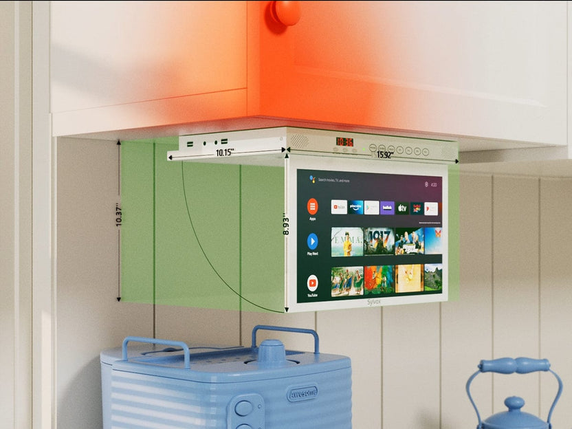 Sylvox 15.6" Smart Under Cabinet TV for Kitchen – SYLVOX