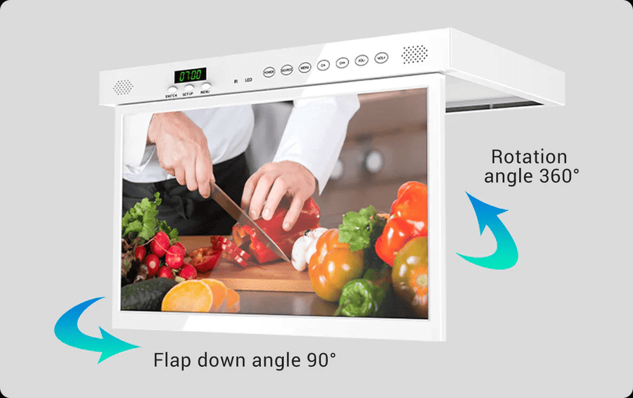 Sylvox 15.6" Smart Under Cabinet TV for Kitchen – SYLVOX