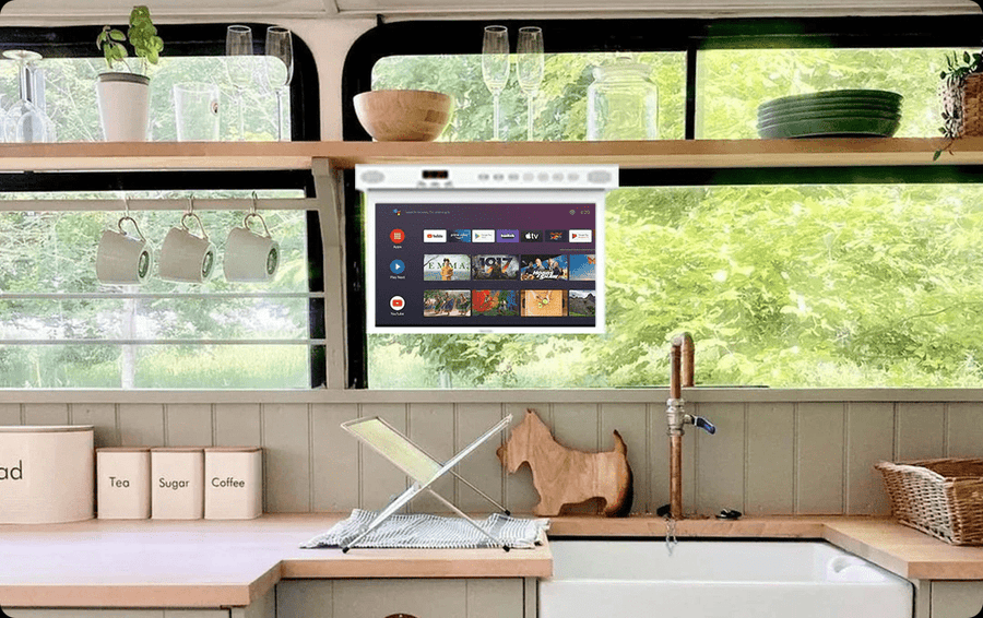 Sylvox 15.6" Smart Under Cabinet TV for Kitchen – SYLVOX