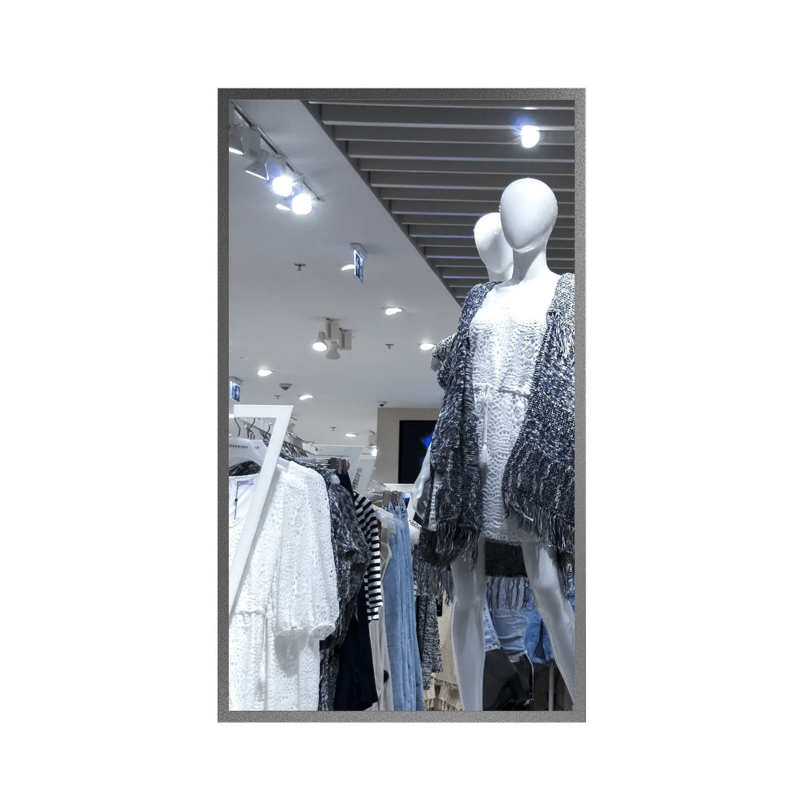 Sylvox 65'' 4K 3000Nit Ultra High Brightness Digital Window Displays ...