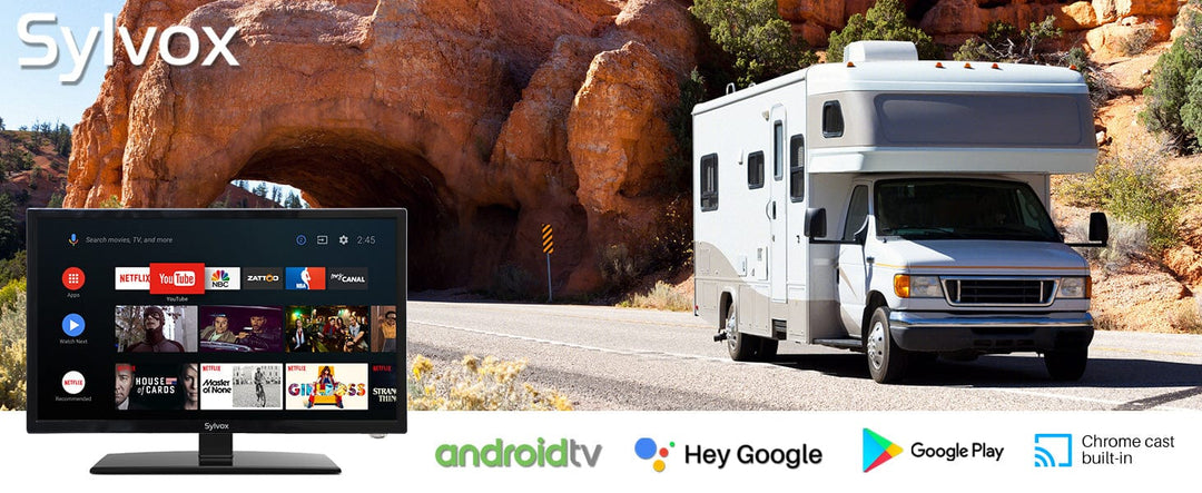 Sylvox 27'' Smart 12 Volt TV DVD Combo(2023 Trailer Series) – SYLVOX