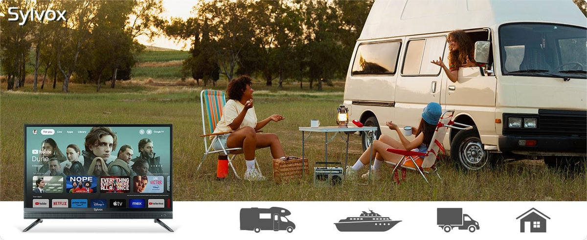 32″ Sylvox Vehicle Series 12V TV | Waterproof Smart TV for RV, Camper ...