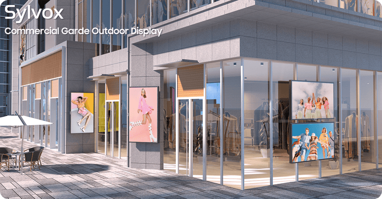 Boost Your Business Exposure with SYLVOX Commercial Outdoor Weatherproof TV