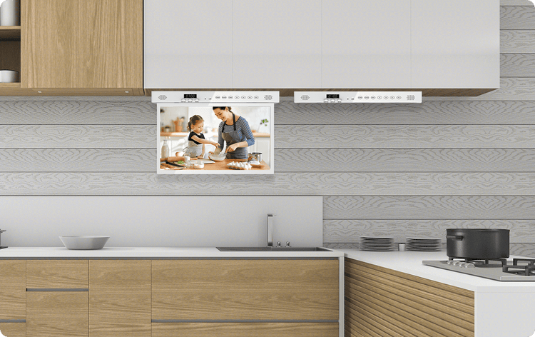 Sylvox 15.6" Smart Under Cabinet TV for Kitchen – SYLVOX