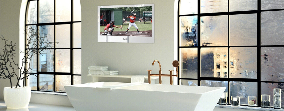 32" Waterproof Smart Magic TV for Bathroom-Embedded Wall Mirror TV – SYLVOX