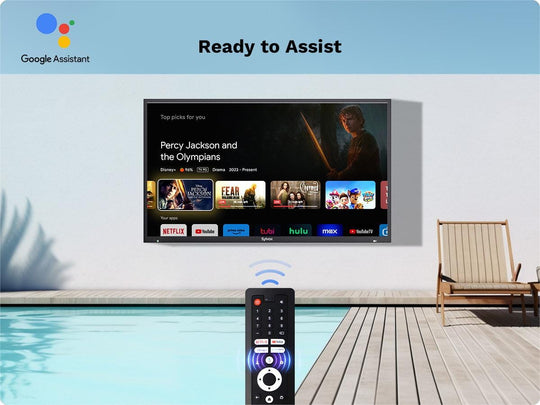 NEW - 43" 2000Nit Outdoor TV-Google TV (2024 Pool Pro 2.0 Series) – SYLVOX